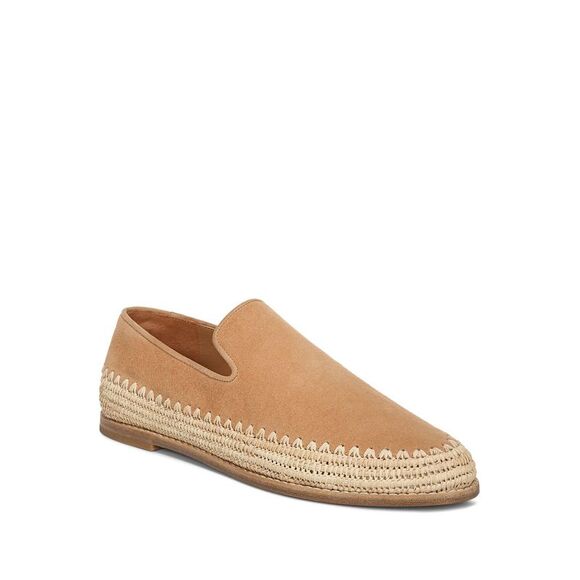 Vince | Shoes | Vince Womens Roast Beige Raffia Base Jalen Toe Slip On ...